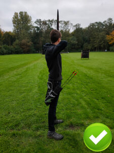 Archery stance and posture - form guide with pictures