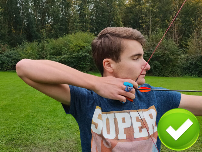 Archery stance and posture - form guide with pictures
