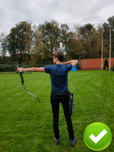 Archery stance and posture - form guide with pictures