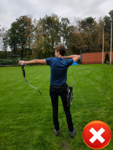 Archery stance and posture - form guide with pictures