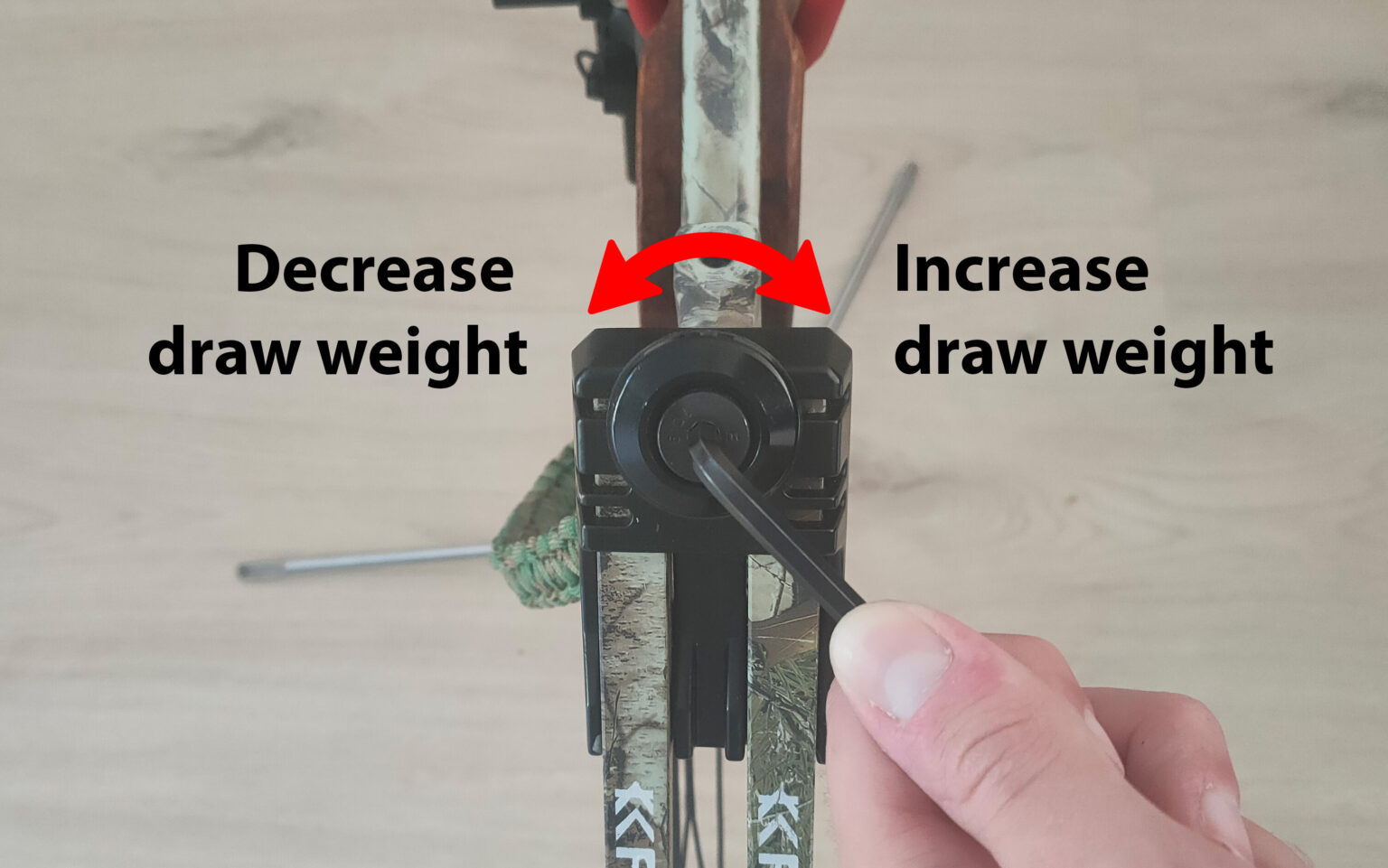 How to adjust the draw weight of a compound bow - ImproveYourArchery.com